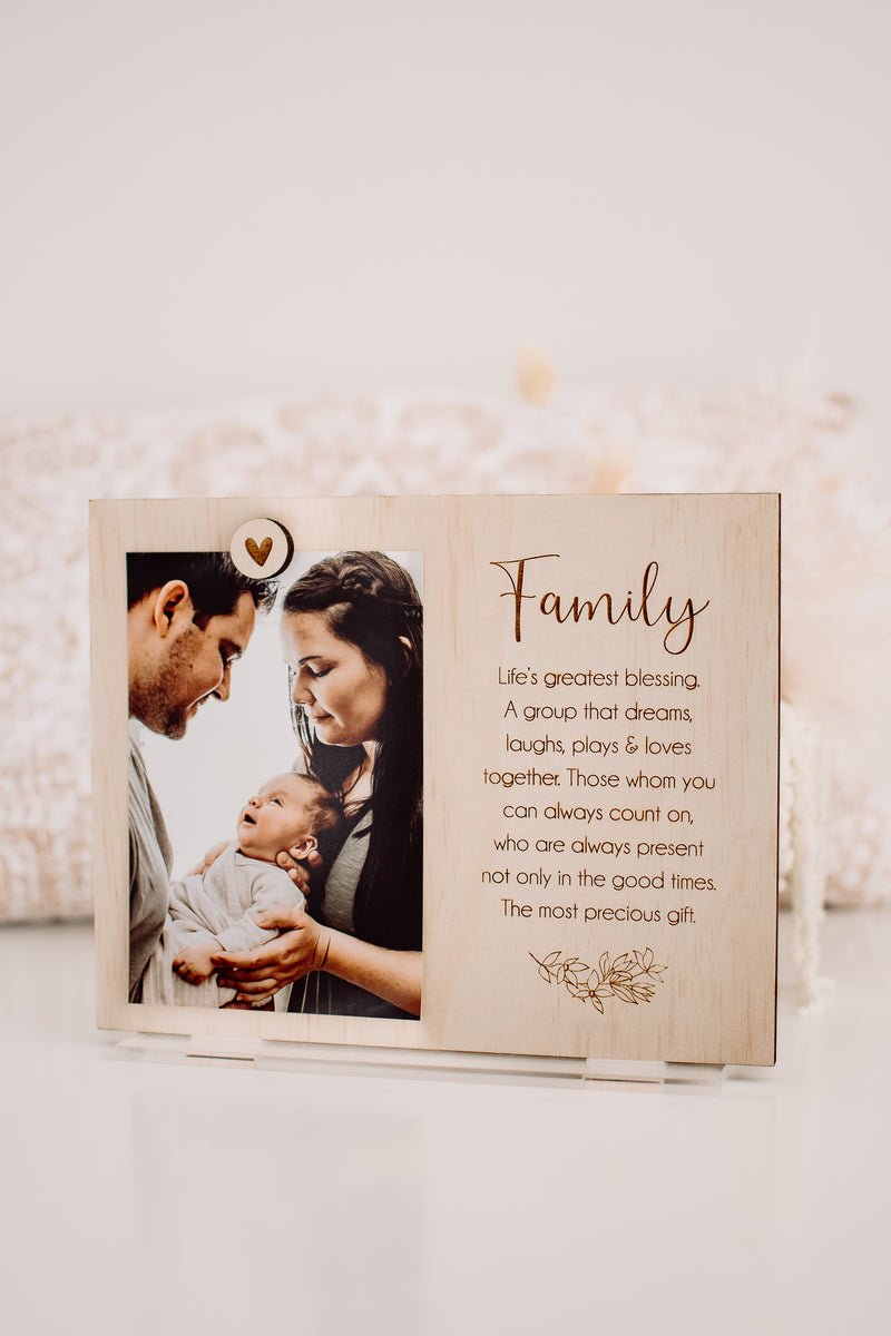 Family + quote photo frame – Barleyboy Creative