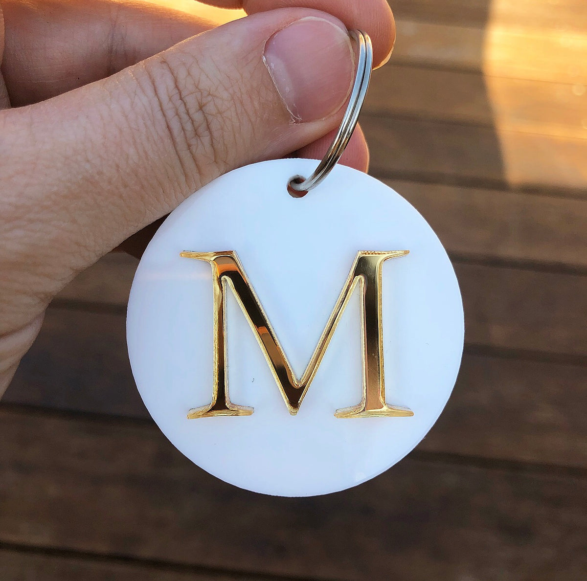 Initial keyrings – Barleyboy Creative