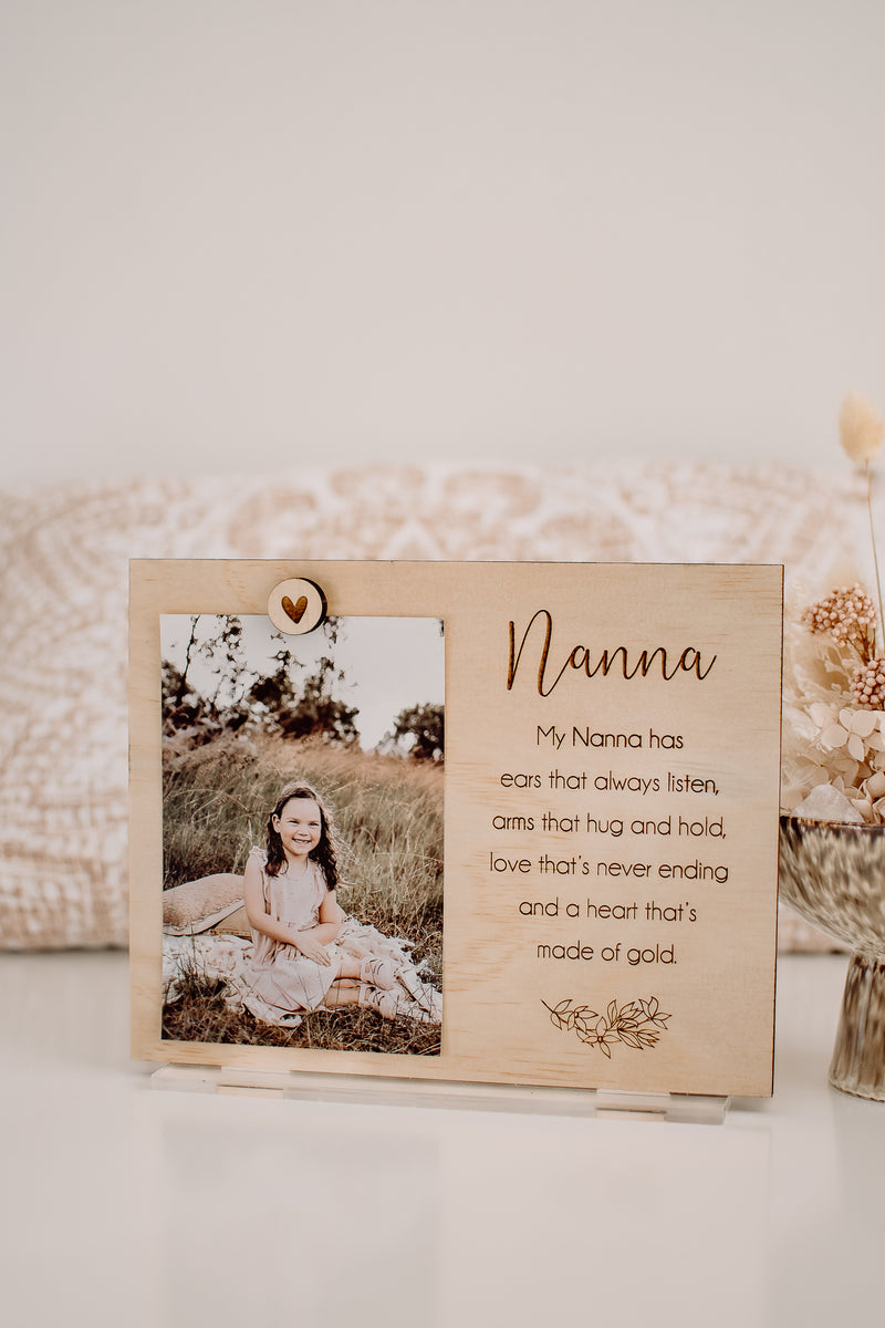 Nanna + quote photo frame – Barleyboy Creative
